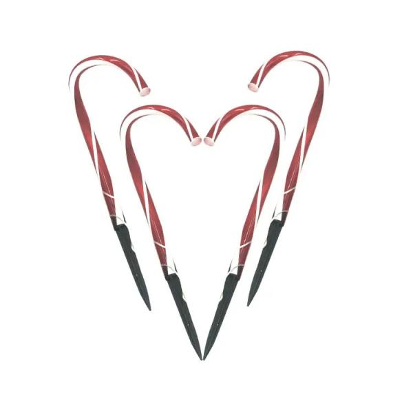 Quality Long-Lasting Candy Cane Ground Light for Christmas Decoration 10000 Hours for sale