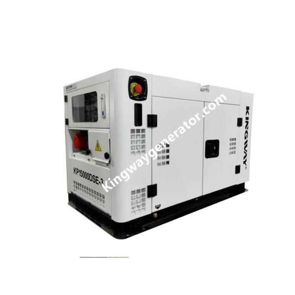 Quality Mobile Silent Portable Generator , 6KW Diesel Generator Backup Power for sale