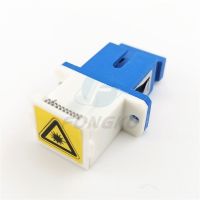 Quality Sm Blue Fiber Optic Adapter UPC SC coupler With Ear for sale