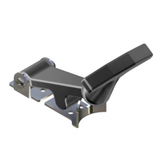 Quality ISO9001 Black Rubber Draw Latches Rustproof For Vehicle Hood ODM for sale