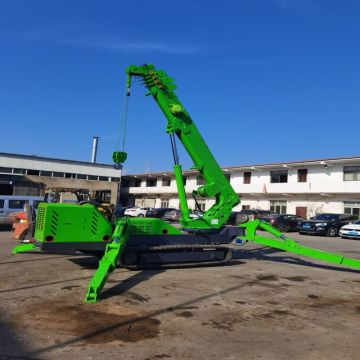 Quality 5ton EPA engine Spider Crawler Crane With Hydraulic Telescopic Outrigger for sale