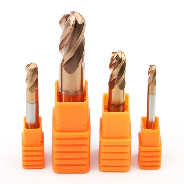 Quality HRC55 Carbide End Mill 6mm Ball Nose End Mill Spiral Endmill Milling Cutter for sale