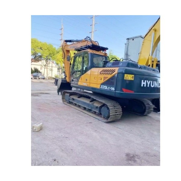 Quality Used Hyundai 220-9 Excavator 22 Ton Original Color Korean Second-Hand Excavator for sale
