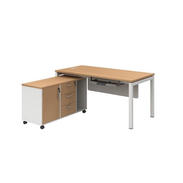 Quality Metal Leg Popular Office MDF Executive Furniture Office Desk for sale