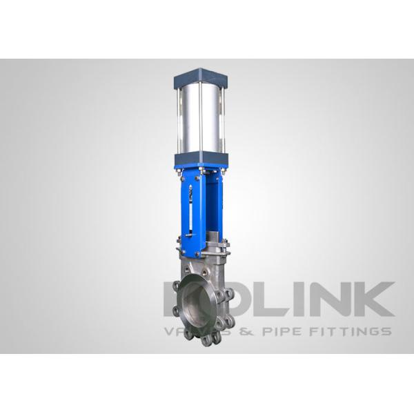 Quality Pneumatic Actuated Knife Gate Valve 2-48 Inch Class150 PN16 for sale