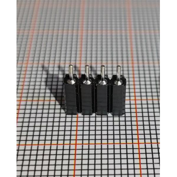 Quality 1x4 4 Pin Header Connector Female Pcb 2.54mm for sale