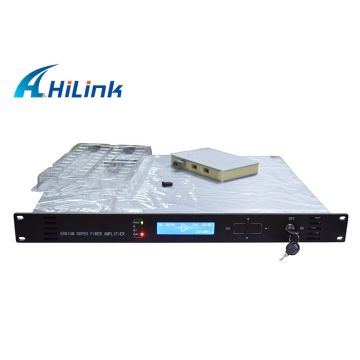 Quality 17dBm Output 1550nm Booster EDFA Optical Amplifier for CATV Applications For WDM for sale