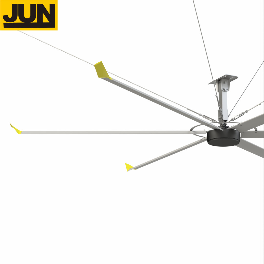 Quality Natural Breeze System with Large Industrial HVLS Ceiling Fan for sale