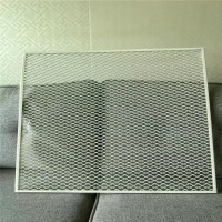 Quality 595x595mm Aluminum Metal Ceiling Lay On Screen Mesh Panel for sale