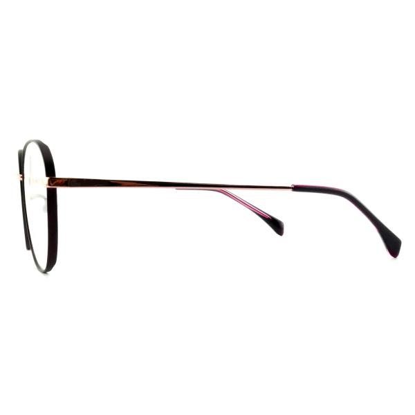 Quality FM2590 Executive Optical Metal Frame Full Rim Round Customized Eyewear for sale