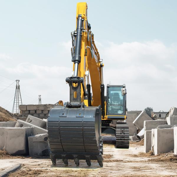 Quality 212KW/2000 Rpm Power Large Hydraulic Excavator With Steel Crawler Track for sale