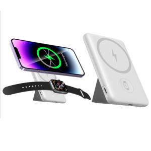 Quality 10000mAh Magnetic Wireless Power Bank Dual Type-C Input Output 22.5W Max, 15W Qi for sale
