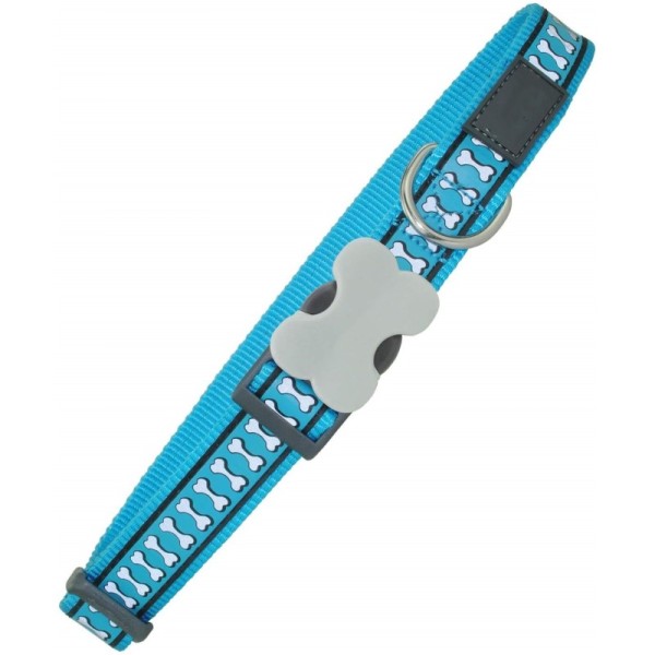 Quality Adjustable Soft Nylon Dog Collar , Soft Webbing Reflective Pet Collars for sale