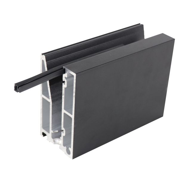 Quality Choice Custom Aluminum U Profile Glass Railing U Channel Base for Frameless Glass Balcony Balustrade for sale