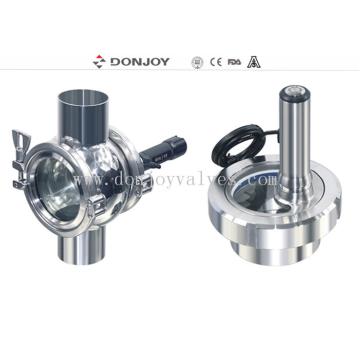Quality Sus304 Sanitary Sight Glass With Ac110v Light Zero Dead Angle for sale