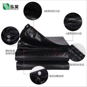 Quality Reinforced Edges and 120g/sq.m Hdpe Fabric Sturdy Plastic Tarpaulin for for sale