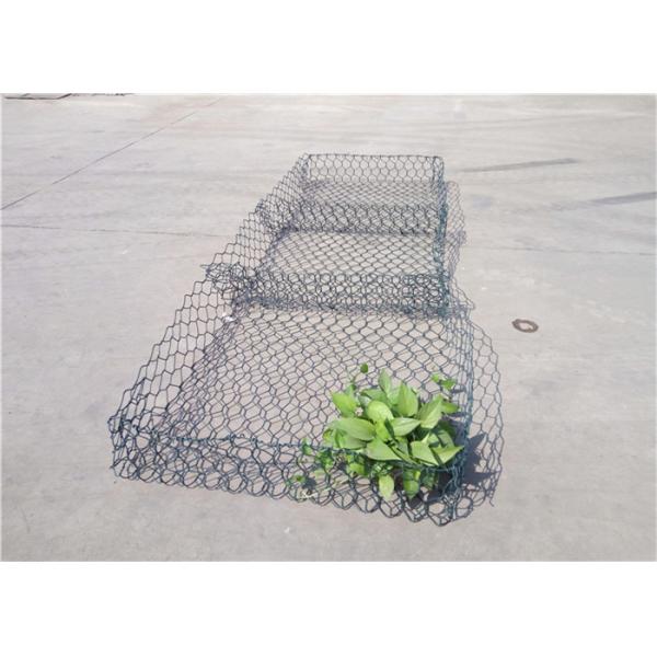 Quality PVC Coated Gabion Mattress 60x80mm Hexagonal Wire Mesh for sale