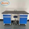 china Metal Blue Chemistry Lab Workbench Acid Resistant C Frame H Frame