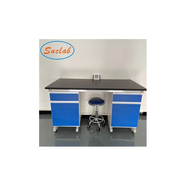 Quality Metal Blue Chemistry Lab Workbench Acid Resistant C Frame H Frame for sale