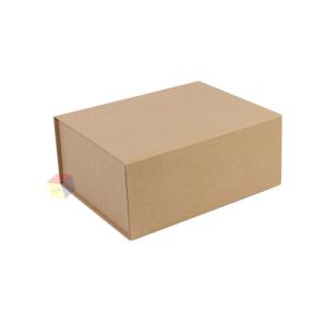 Quality Collapsible Folding Rigid Cardboard Clothing Kraft Apparel Packaging Box With for sale