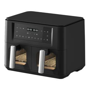 Quality Double Basket Air Fryer Smart Digital With Visible Window Dual Zone for sale