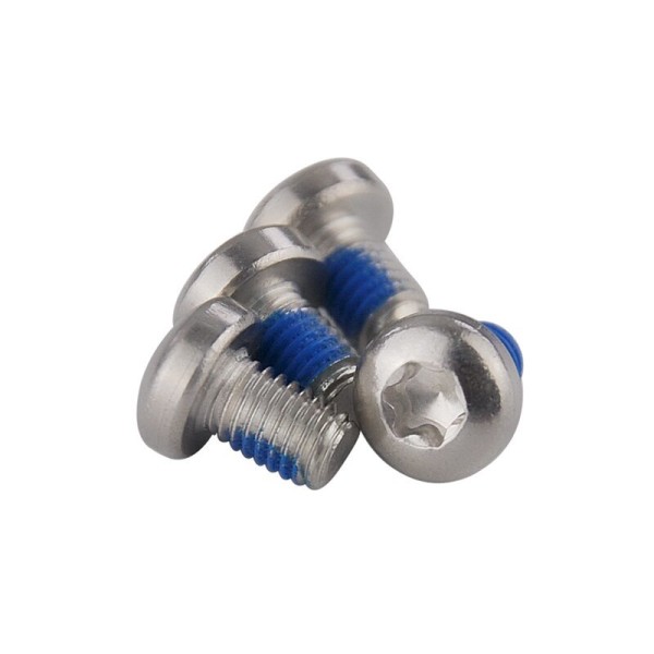 Quality Pan head Torx slot full threaded nylon glue patched machine screws for sale