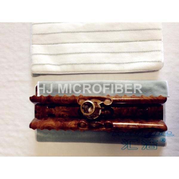 Quality 100% Polyester White Microfiber Dust Mop 20 x 36cm , Microfiber Cleaning Mop for sale