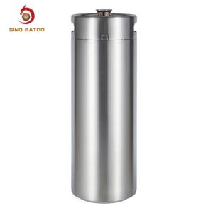Quality 18/8 Stainless Steel Countertop 10 Litre Beer Keg With Rim Handle for sale