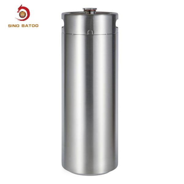 Quality 18/8 Stainless Steel Countertop 10 Litre Beer Keg With Rim Handle for sale