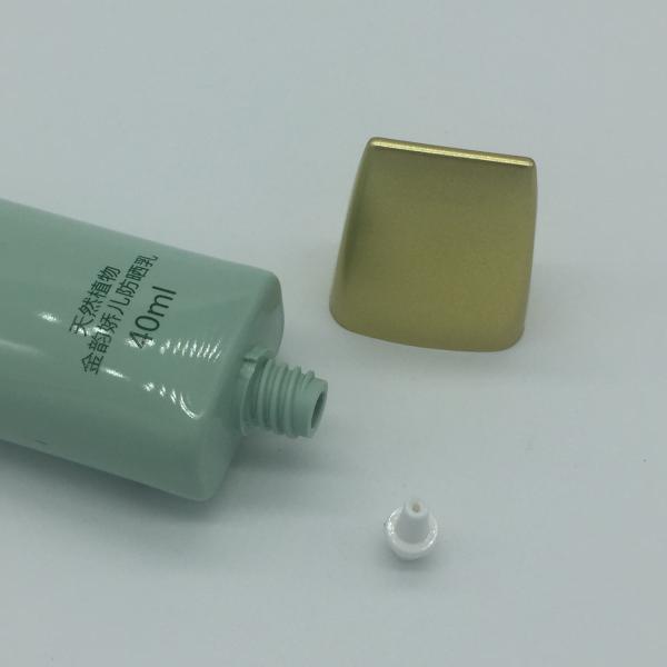 Quality Green Empty PET Soft 60ml Plastic Cosmetic Tubes for sale