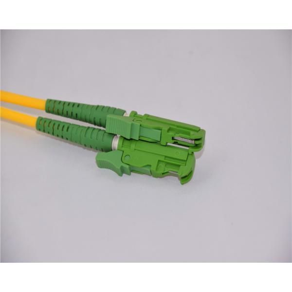 Quality Duplex 3.0mm Fiber Optic Jumper Cables E2000 APC To E2000 APC Yellow Color for sale