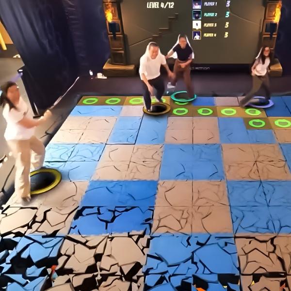 Quality Park Indoor Large Screen Is lava Games AR MR Projection Room Interactive Games for sale