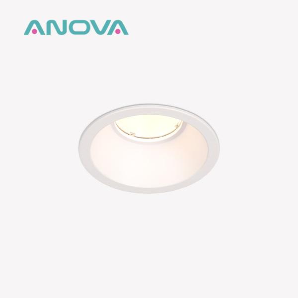 Quality IP44 GU10 Recessed Spotlight Anti-Glare Aluminum  Frame For Commercial for sale