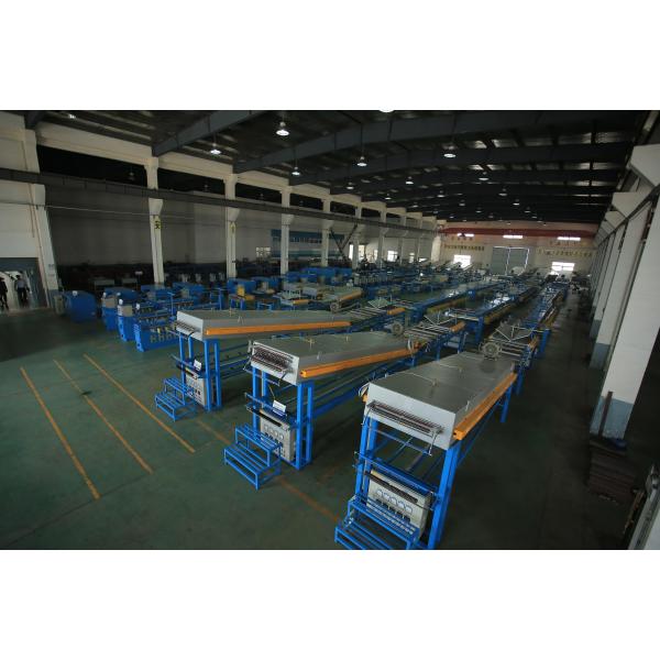 Quality Round Copper Wire Annealing Machine Sky Blue With Water Seal Protection for sale