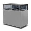 china 1.5m Macaron Display Fridge Two Drawers Stainless Steel Chocolate Fridge For