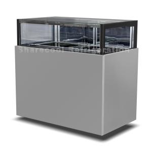 Quality 1.5m Macaron Display Fridge Two Drawers Stainless Steel Chocolate Fridge For for sale
