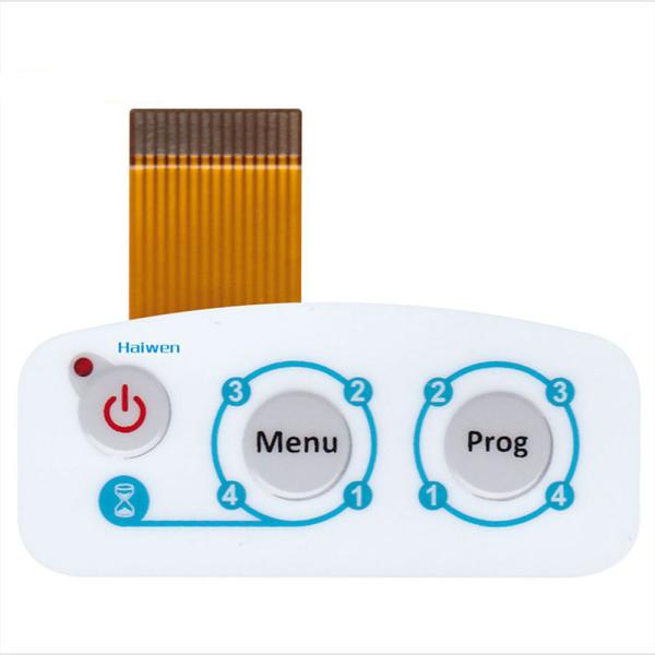 Quality 3m Adhesive Membrane Dome Switch Push Button Flexible Membrane Keypad for sale