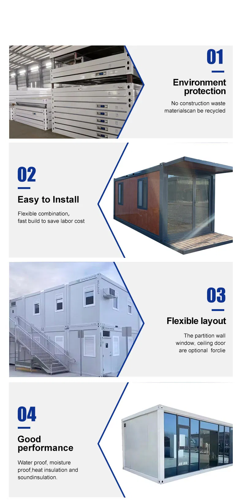 Easy to Assemble Flat Pack Container House