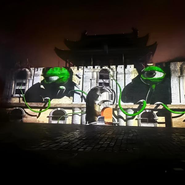 Quality Outdoor Interactive Projection Mapping 110V-250V Video Mapping Projector for sale