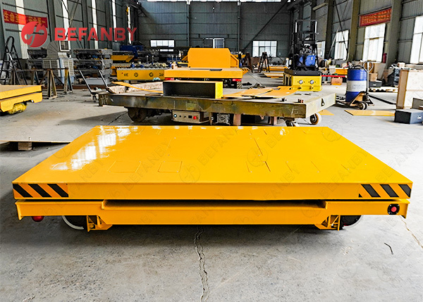 Quality 25 Ton High Temperature Proof With Hydraulic Dump Function Transfer Cart for sale