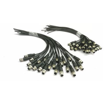 Quality Over - Molded Circular Connector Cable Assembly M12 Sensor Cable Length 100 / for sale