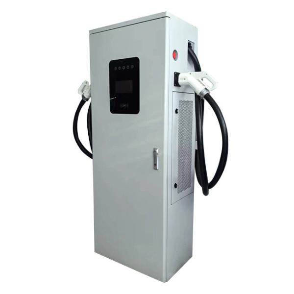 Quality GBT/CCS Interface Standard 120KW Stand Type EV Charging Station with LED Screen for sale
