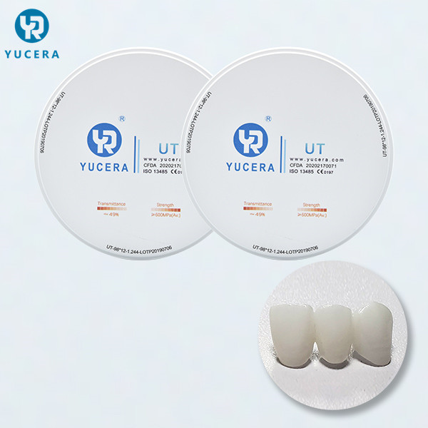 Quality 49% translucency Dental Zirconia Blank for sale