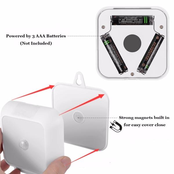 Quality Warm White 10lm 10000Hrs Battery Operated Motion Sensor Light for sale
