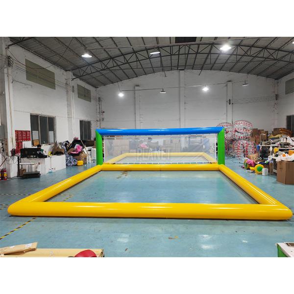 Quality Outdoor Airtight Inflatable Volleyball Field Inflatable Volleyball Court Water for sale