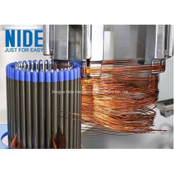 Quality NIDE automatically stator coil winding machine low noise two working stations for sale