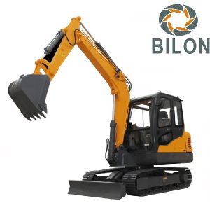 Quality 4.3KM/H Road Builder Excavator , 6500kg Weight Hydraulic Crawler Excavator for sale