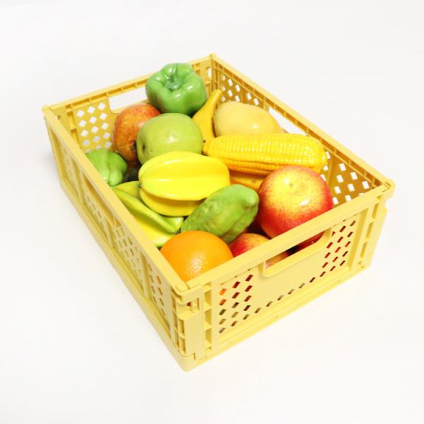 Quality Detachable Small Plastic Storage Crates For Desktop Sundries Drainable Portable for sale