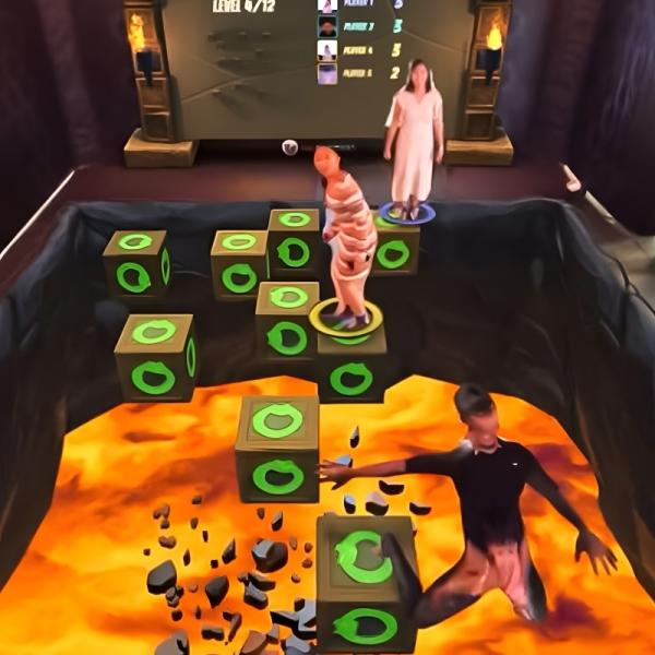 Quality Most Popular Indoor Interactive Multiplayer Game AR Lava Trap Gaming Wall Games for sale