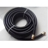 Quality Black Rubber Heavy Duty Contractor Commercial Water Hose for sale